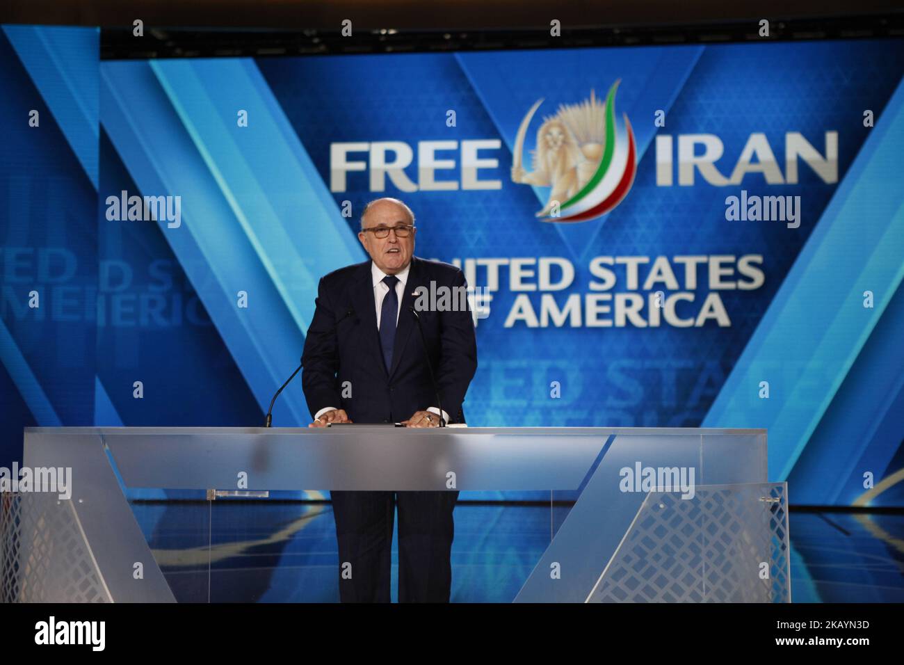 Iranian resistances annual gathering hi-res stock photography and ...