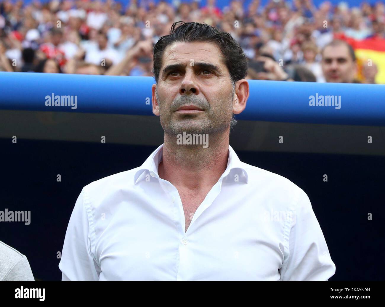 Round of 16 Russia v Spain - FIFA World Cup Russia 2018 Coach of Spain ...