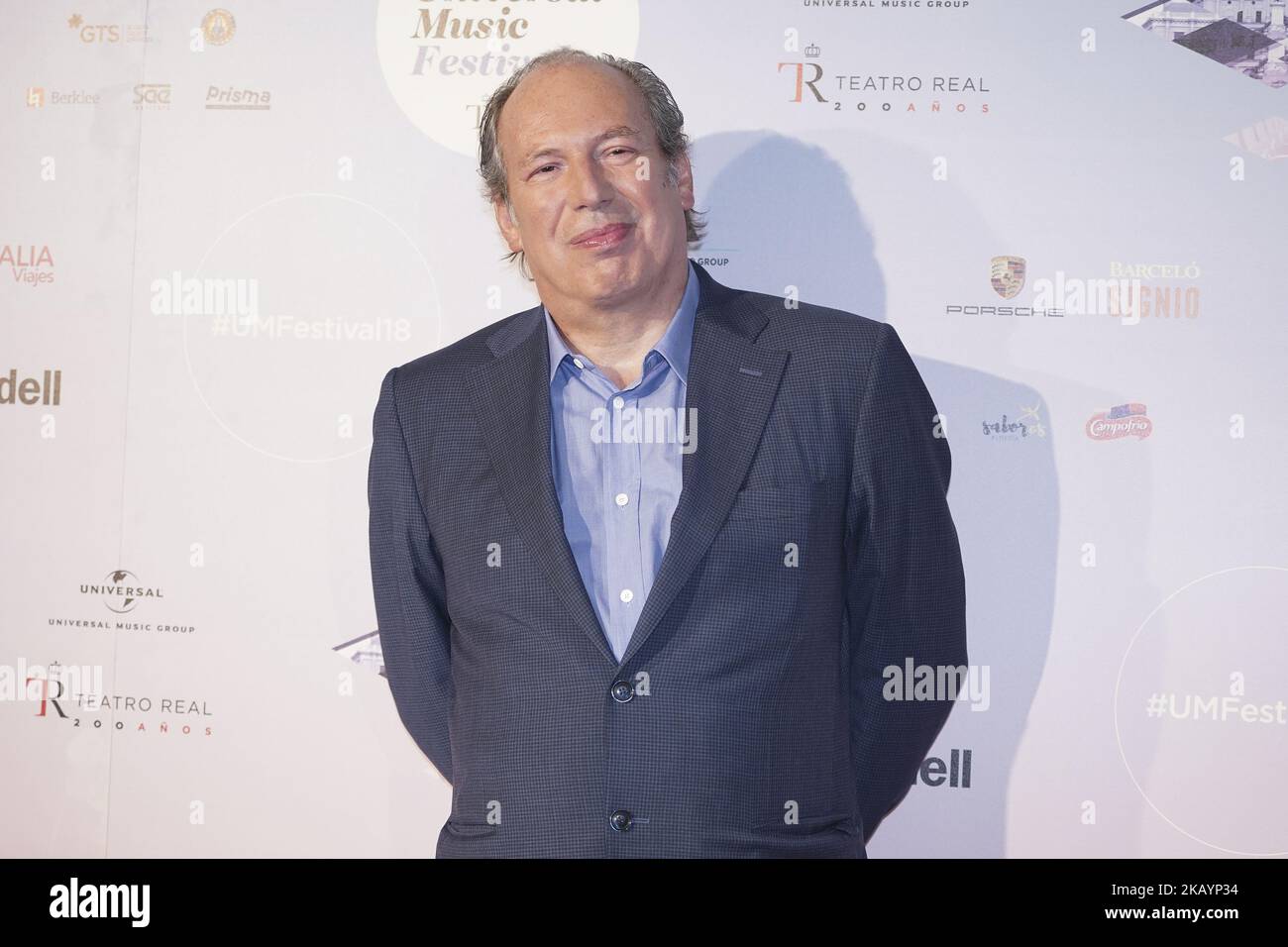 Composer Hans Zimmer attends a press conference at Royal Theatre on ...
