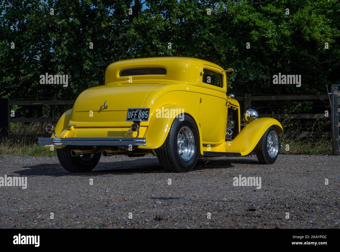1932 Ford 3 window hot rod Stock Photo - Alamy