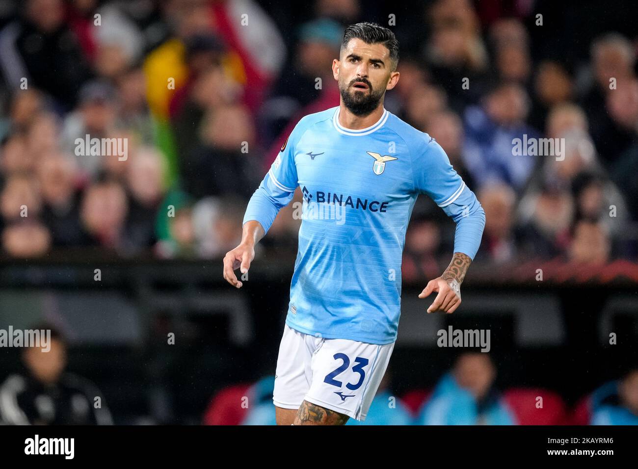 ROTTERDAM, NETHERLANDS - NOVEMBER 3: Elseid Hysaj of SS Lazio during ...