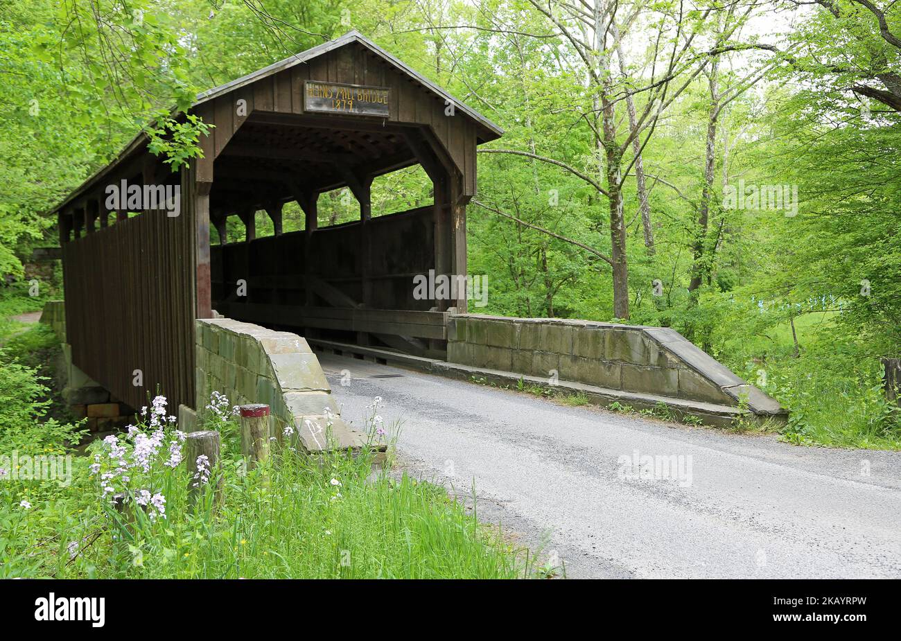 Covered bridge and mill hi-res stock photography and images - Alamy