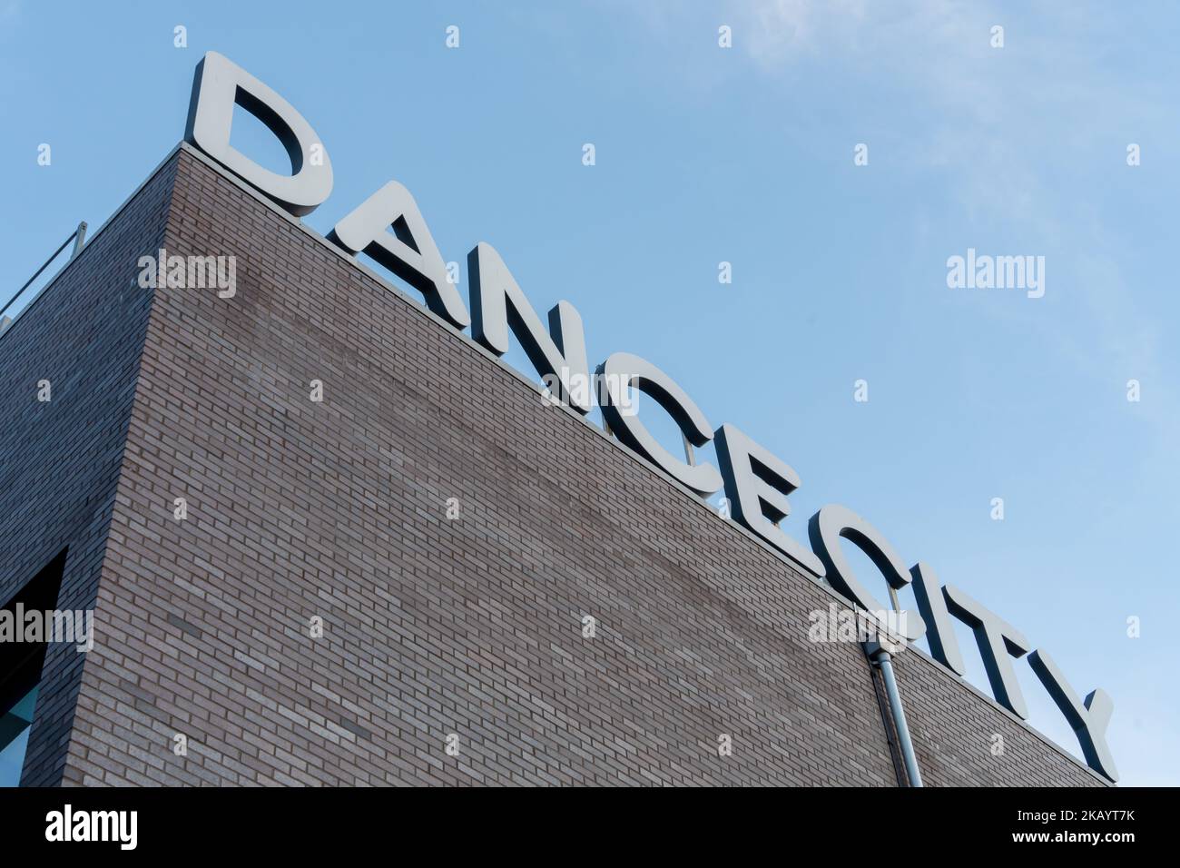 Exterior view of Dance City building signage - a dance company and ...