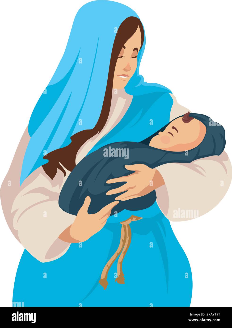 Our lady mother of jesus Cut Out Stock Images & Pictures - Alamy