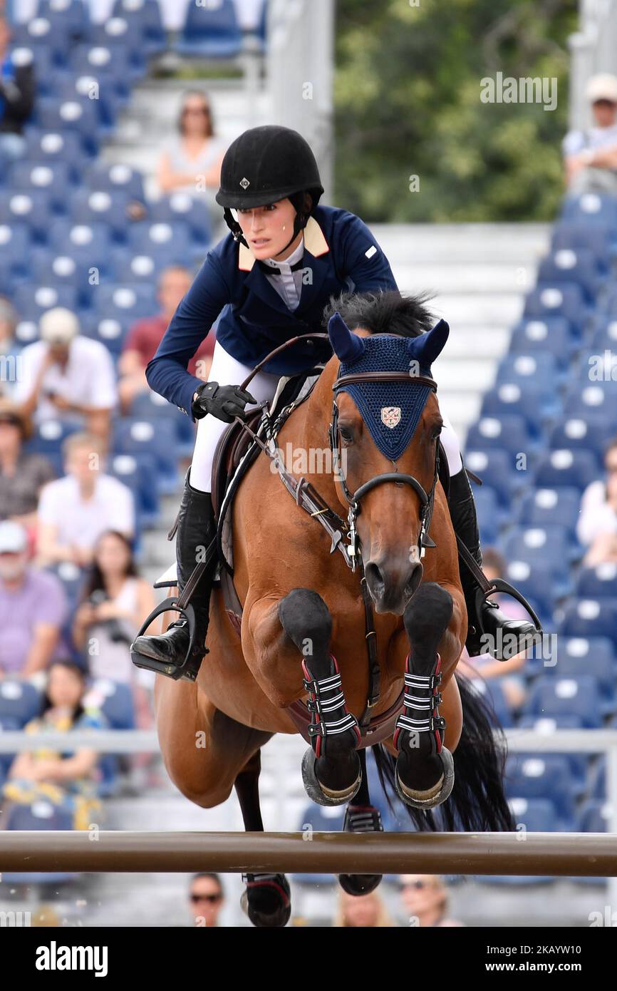 Jessica Springsteen at Longines Eiffel Jumping in Paris on 05 JUne 2018 ...