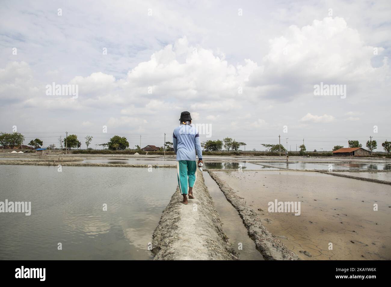 Rembang, Mid Java 04 July 2018 : The making of Salt at Rembang-Mid Java ...