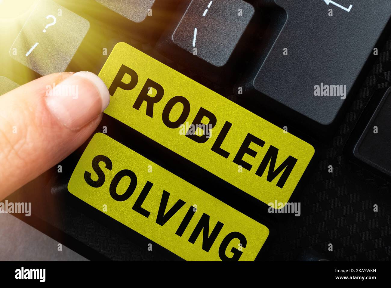 Text Caption Presenting Problem Solving Business Showcase Having A Good Capability Of Finding A