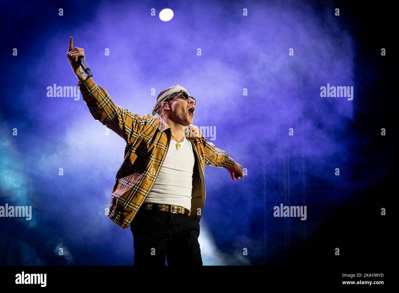 Benjamin Haggerty known by his stage name Macklemore performing live on ...