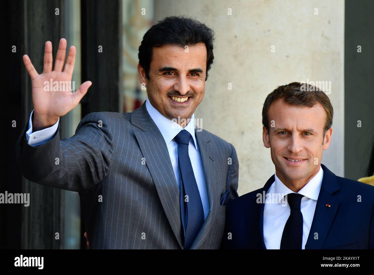 His highness sheikh tamim bin hamad al thani hi-res stock photography ...
