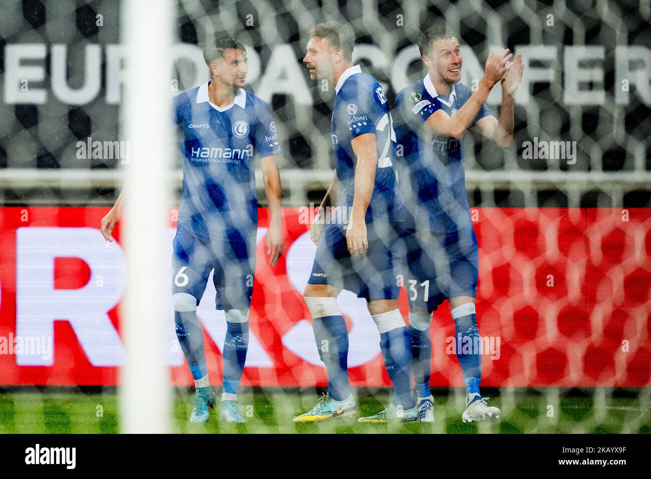 Gent, Belgium, 03/11/2022, Gent's Bruno Godeau celebrates after scoring ...