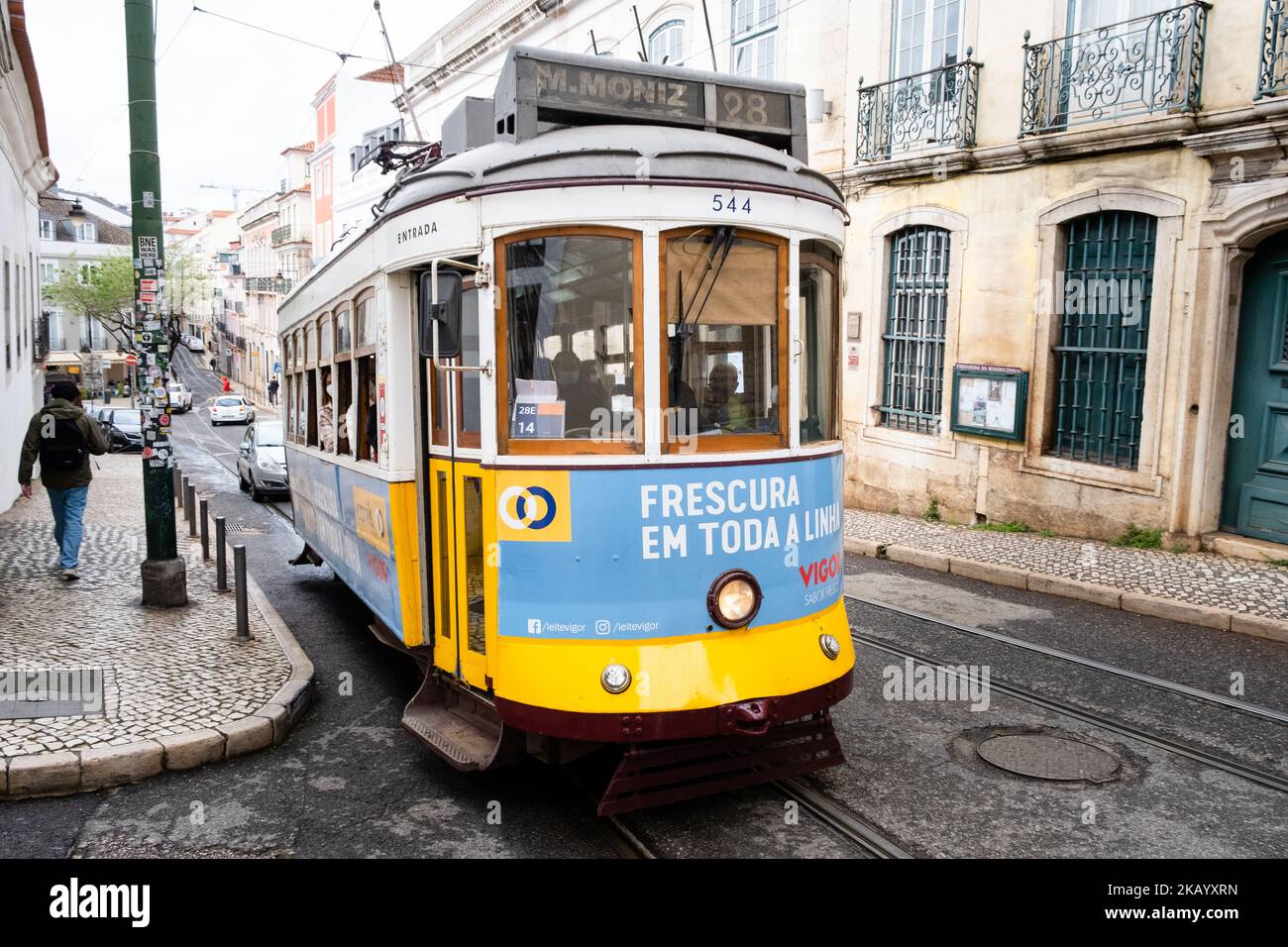 The world famous trams in Lisbon, Portugal, March 2022. Photo credit ...