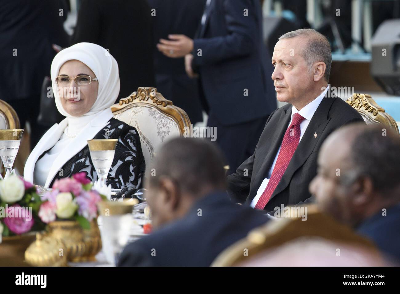 Turkish President Recep Tayyip Erdogan during at the Presidential ...