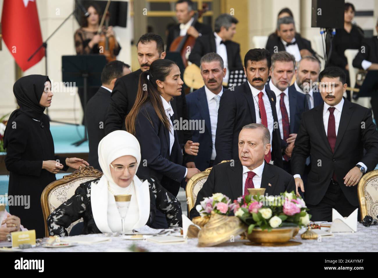 Turkish President Recep Tayyip Erdogan during at the Presidential ...