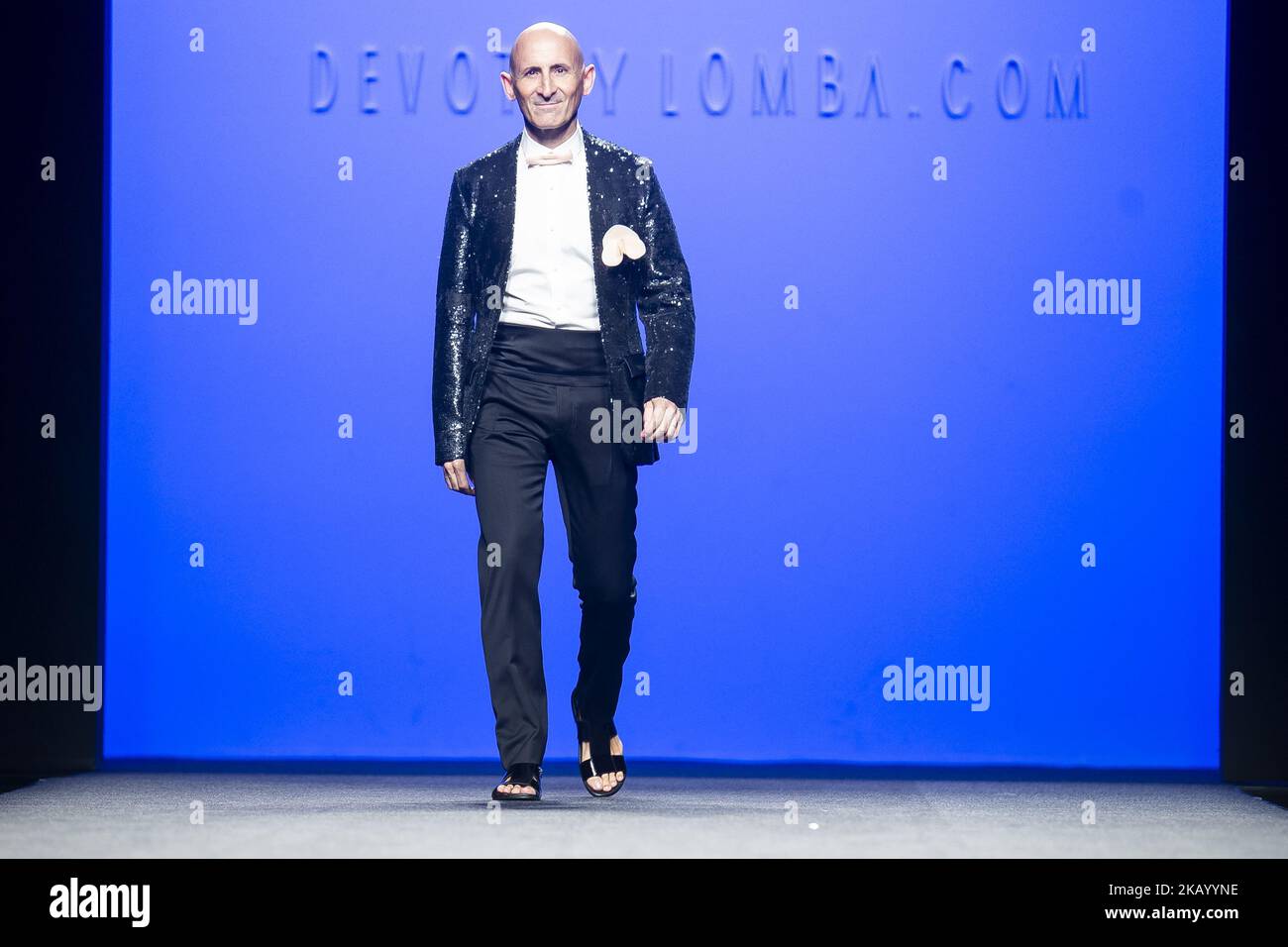 Fashion Designer Modesto Lomba walks the runway after 'Devota y Lomba ... Fashion Designer Modesto Lomba walks the runway after 'Devota y Lomba ...