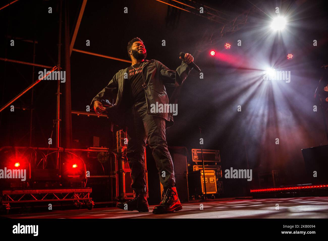 The american singer and song-writer Khalid performing live at Circolo ...