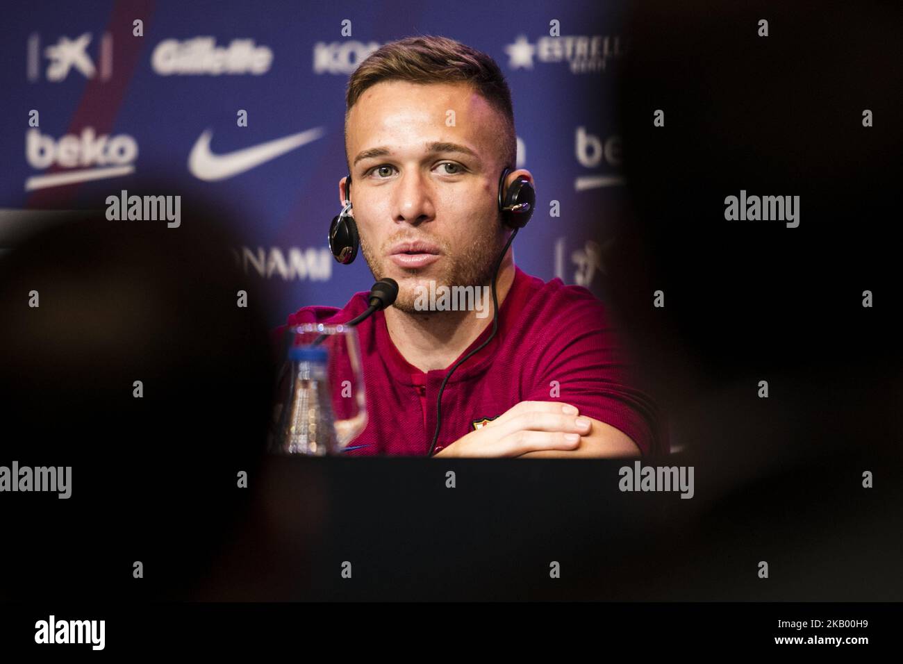Presentation of Arthur Melo from Brasil after being the first new ...
