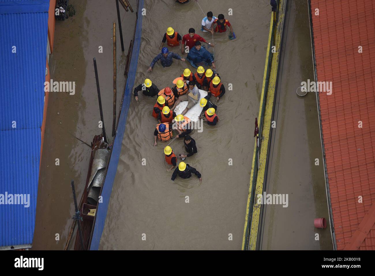 Nepal flooding hi-res stock photography and images - Alamy
