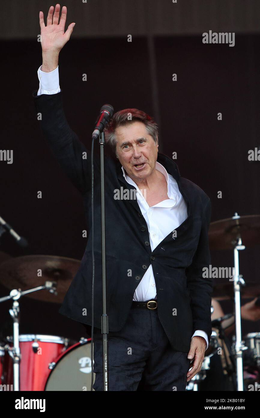British singer Bryan Ferry performs at the NOS Alive 2018 music ...