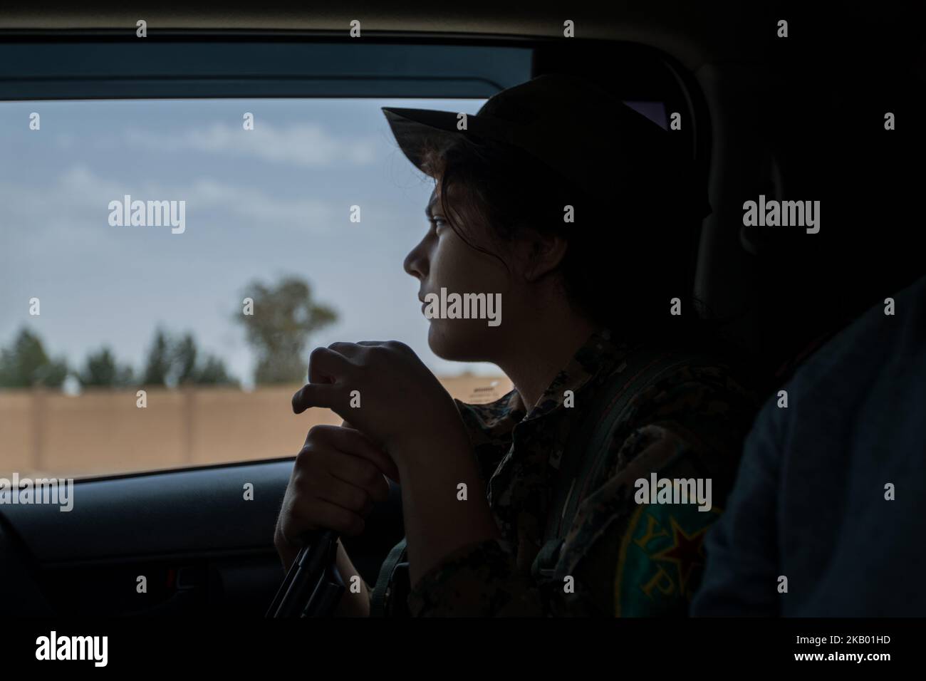 In Hasaka / Syria Kurdish and Arab young women who have joined the YPG are living on a training ...