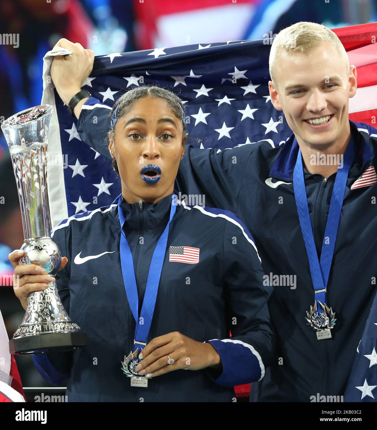Team usa captain queen harrison hi-res stock photography and images - Alamy