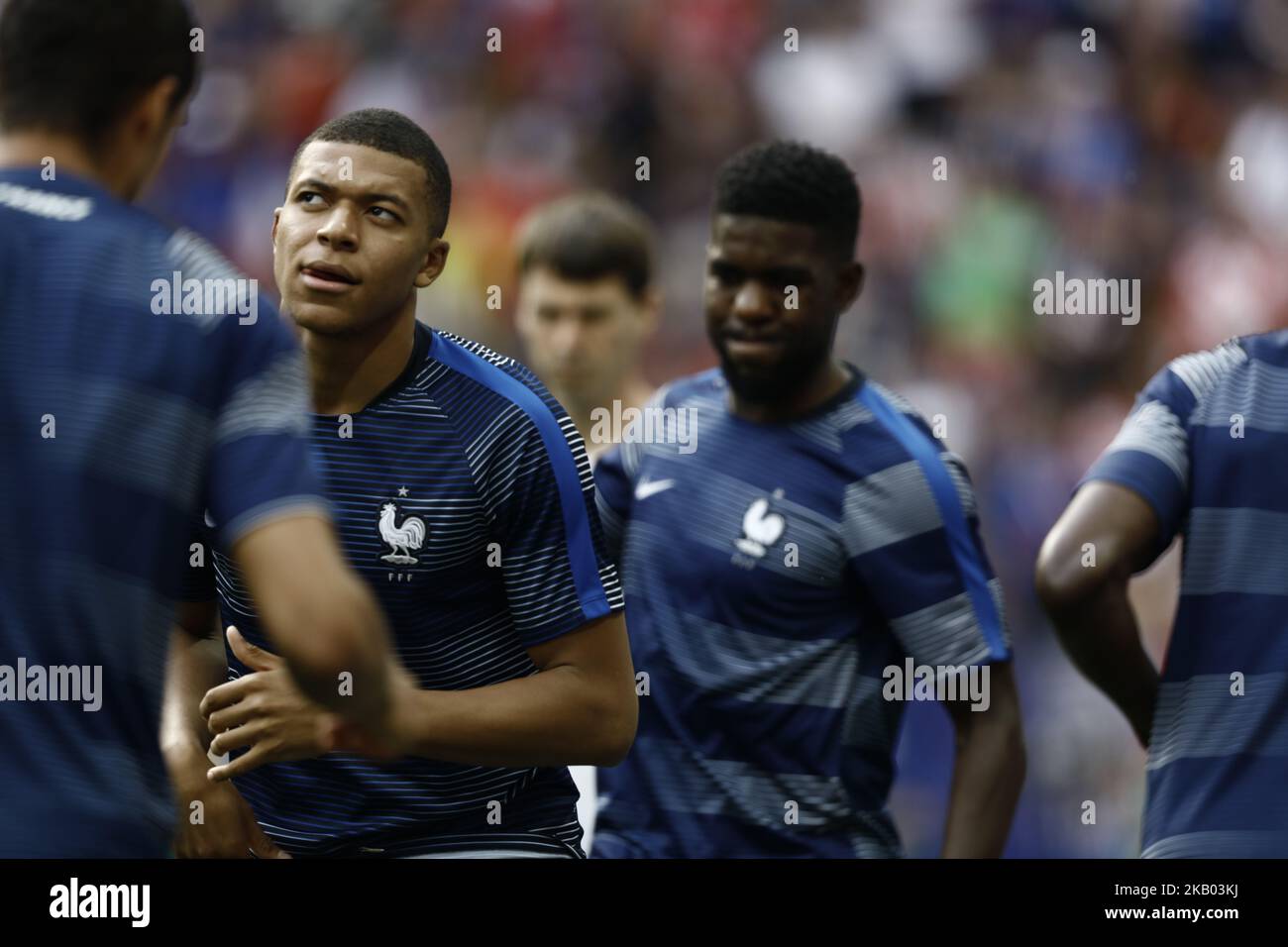 Kylian Mbappe during Russia 2018 World Cup final football match between ...