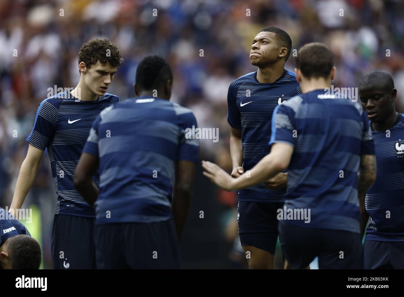 Kylian Mbappe during Russia 2018 World Cup final football match between ...