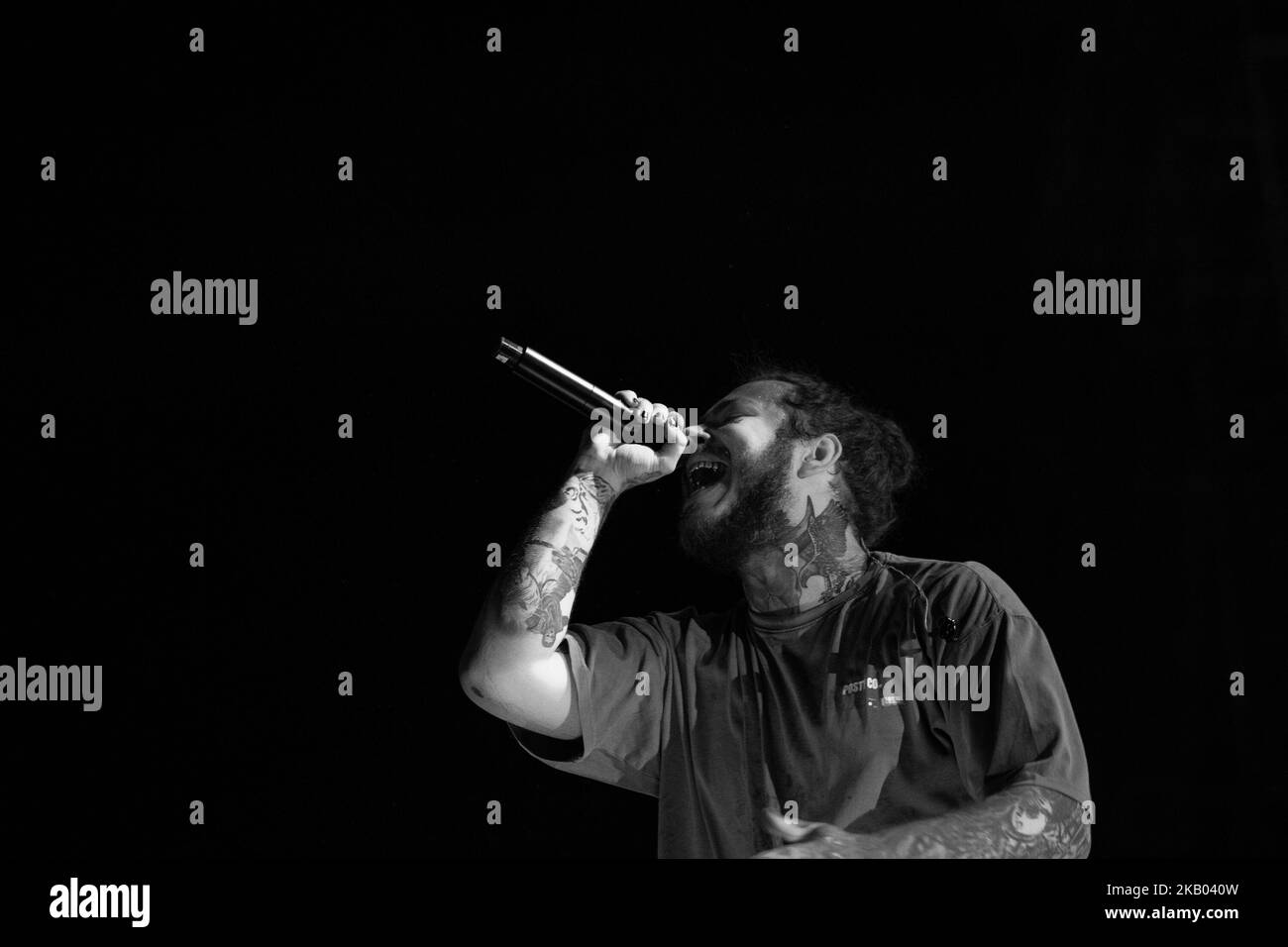 Austin Richard Post known by his stage name Post Malone performing live ...