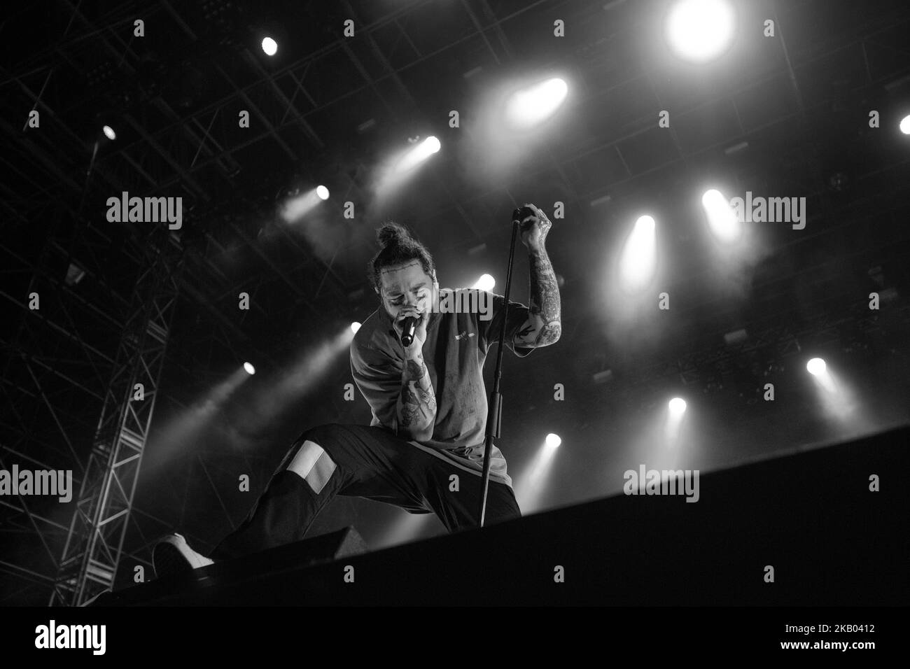 Austin Richard Post known by his stage name Post Malone performing live ...