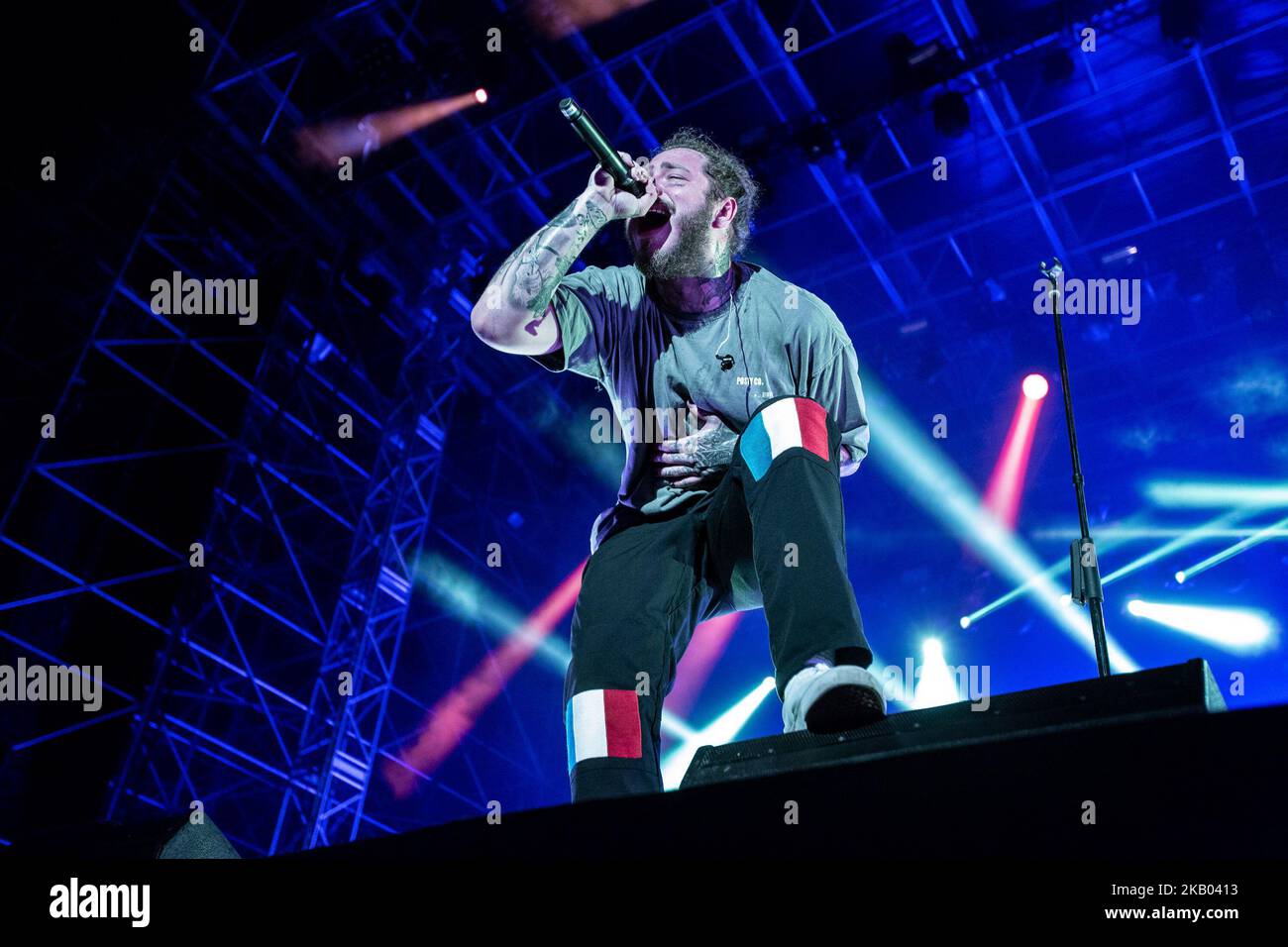 Austin Richard Post known by his stage name Post Malone performing live ...
