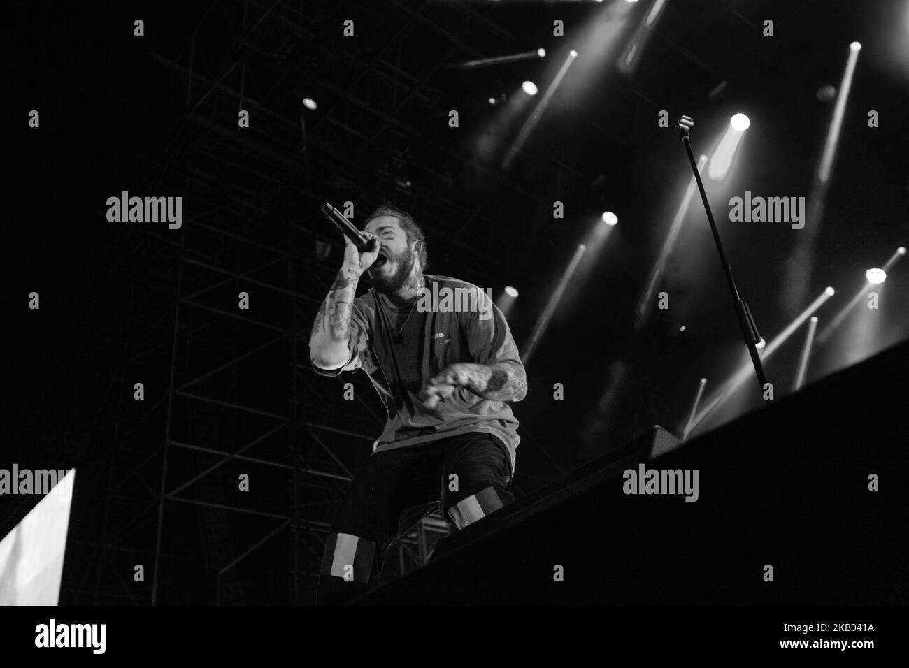 Austin Richard Post known by his stage name Post Malone performing live ...