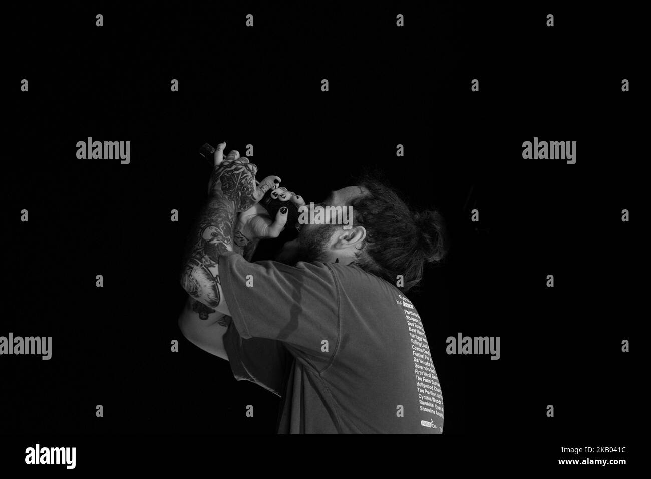 Austin Richard Post known by his stage name Post Malone performing live ...