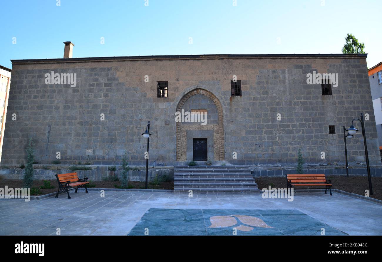 Located in Hakkari, Turkey, Meydan Madrasa was built in 1700 Stock ...