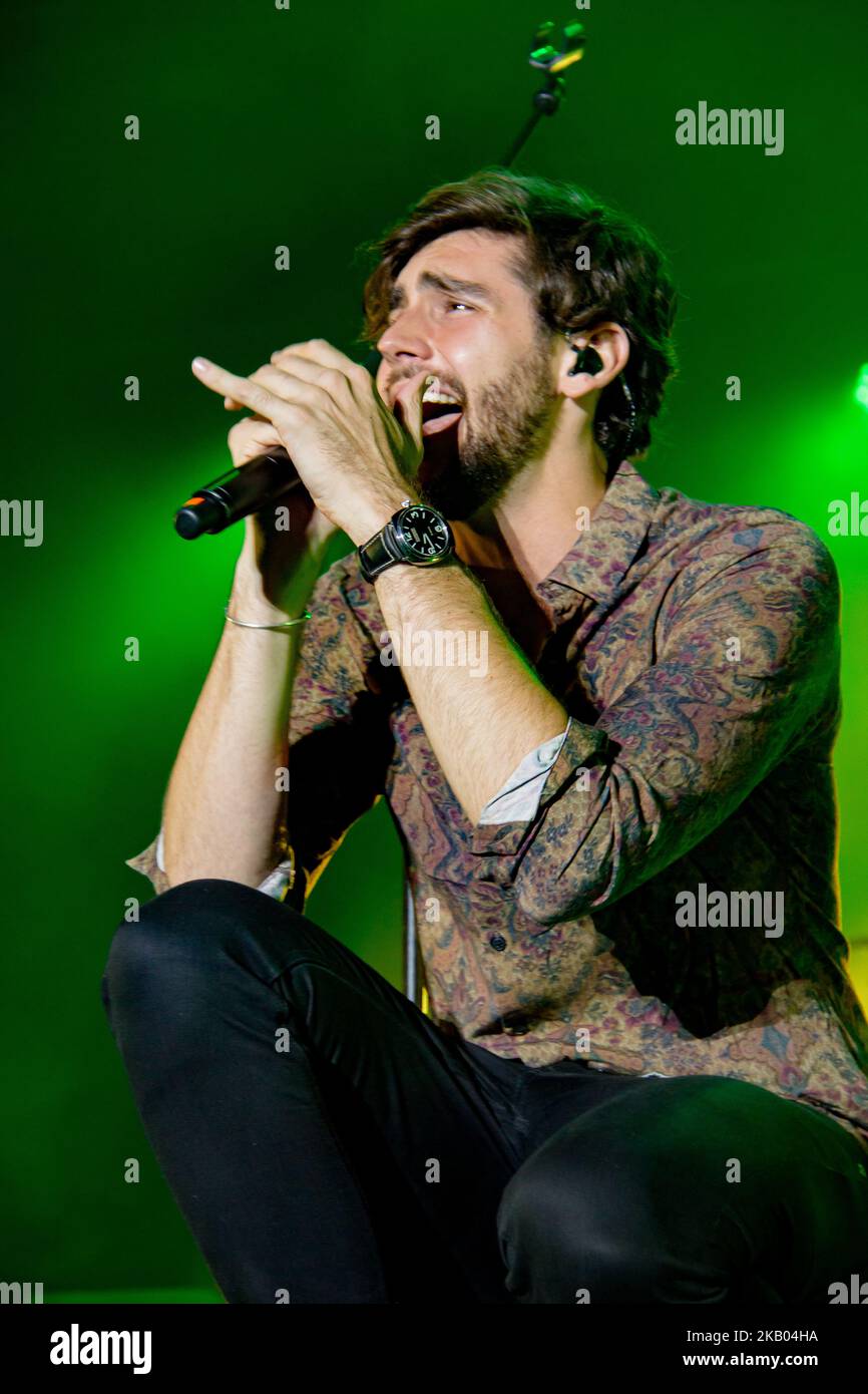Spanish-German singer Álvaro Tauchert performs at Marostica Summer ...