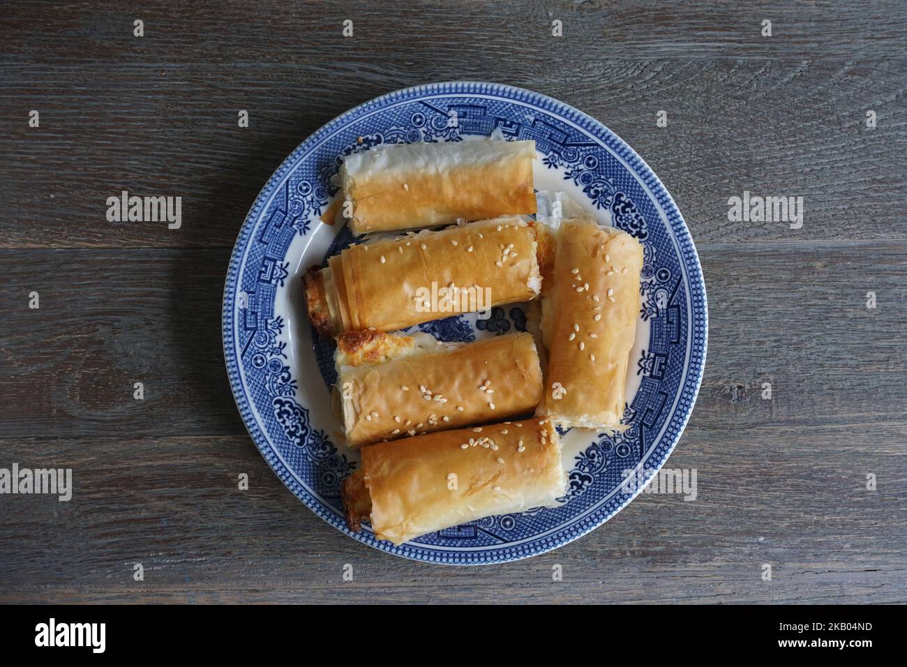 homemade pastry with sesame and cheese in a local plate Stock Photo - Alamy