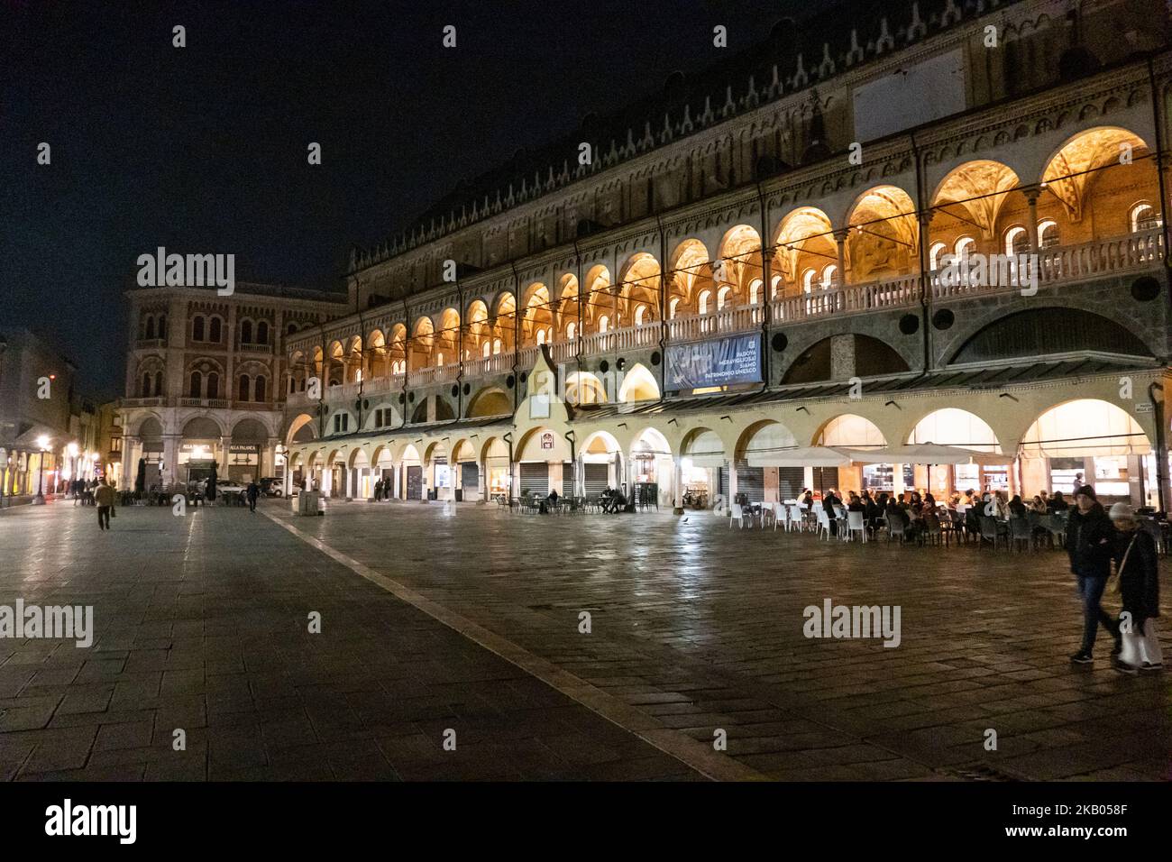 Padova, italy- 04-05-2022: The beautiful Palazzo della Regione in the ...