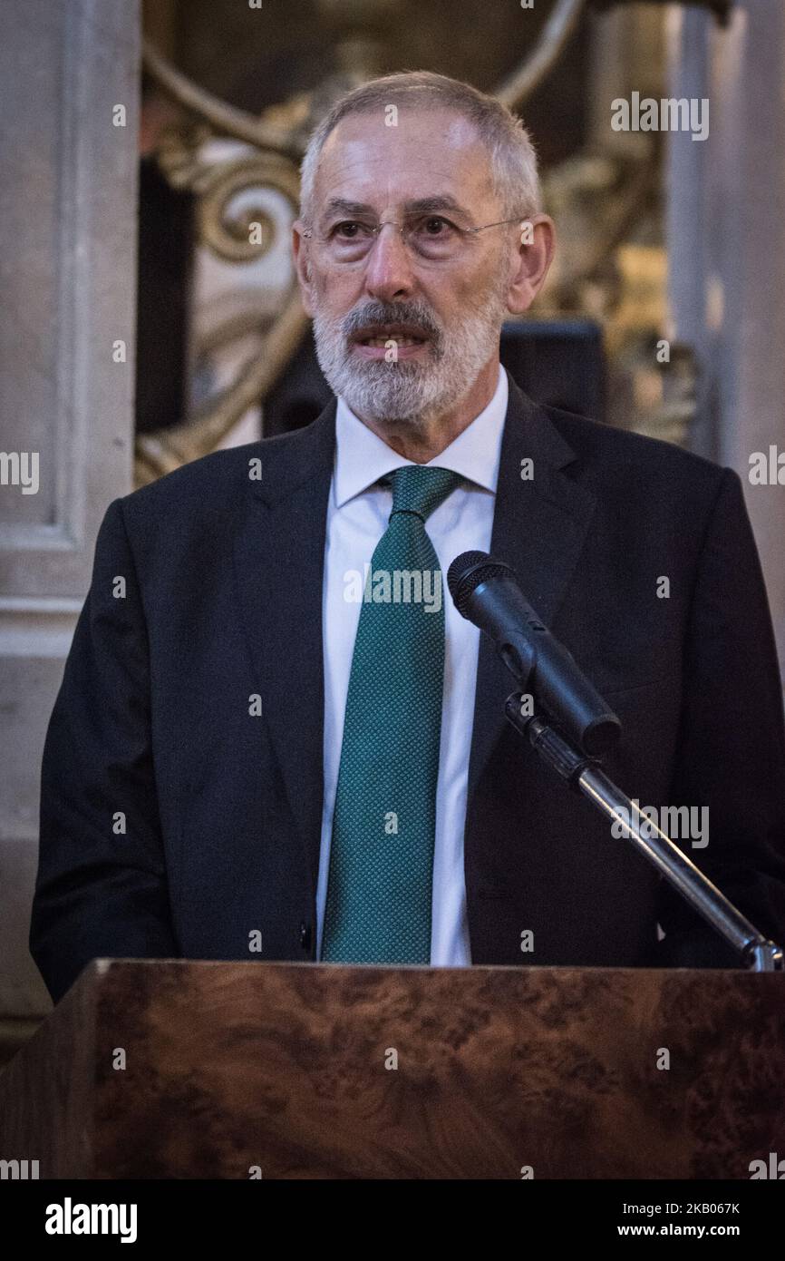 The Chief Rabbi Riccardo Di Segni attends the President of the Italian ...