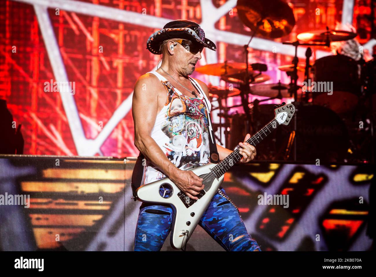Rudolf Schenker of the german heavy metal rock band Scorpions ...