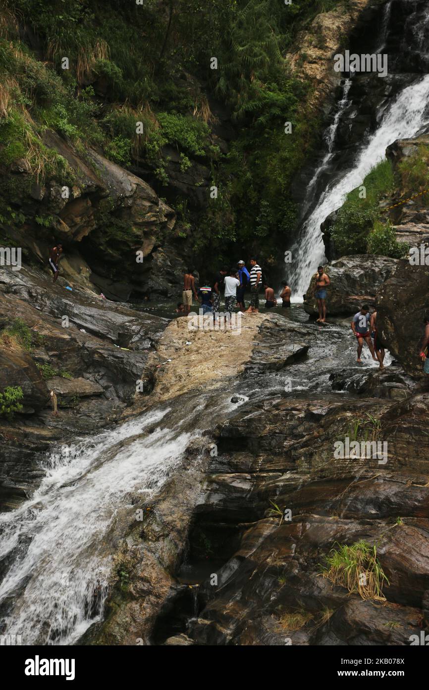 The magnificent Ramboda Falls in Pussellawa, Sri Lanka. Ramboda Falls ...