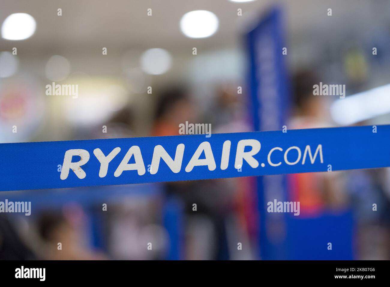 the second day of strike of the company's low-cost airline Ryanair's ...