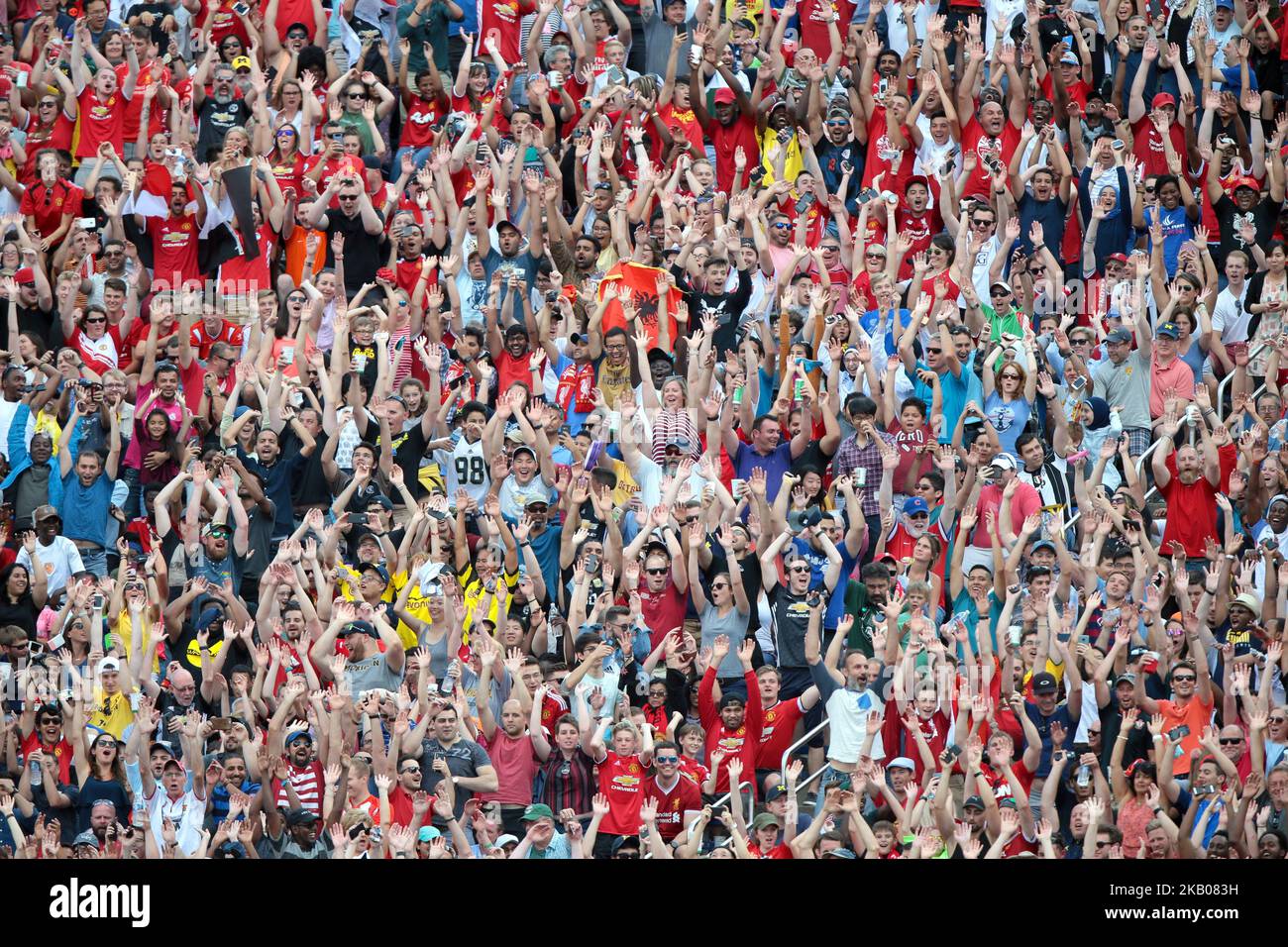Michigan football stadium crowd fans hi-res stock photography and ...