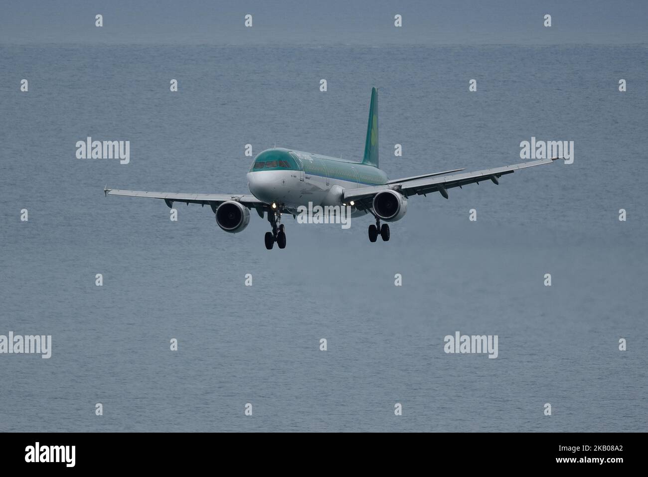 The Airbus A321 operated by the Irish Airline Aer Lingus during the ...
