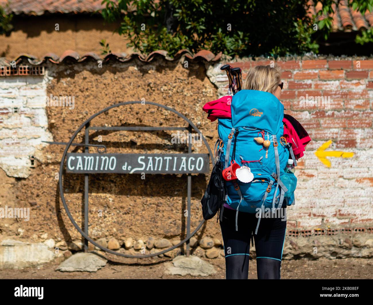 07/25/2018, Spain. The Camino de Santiago (the Way of St. James) is a ...