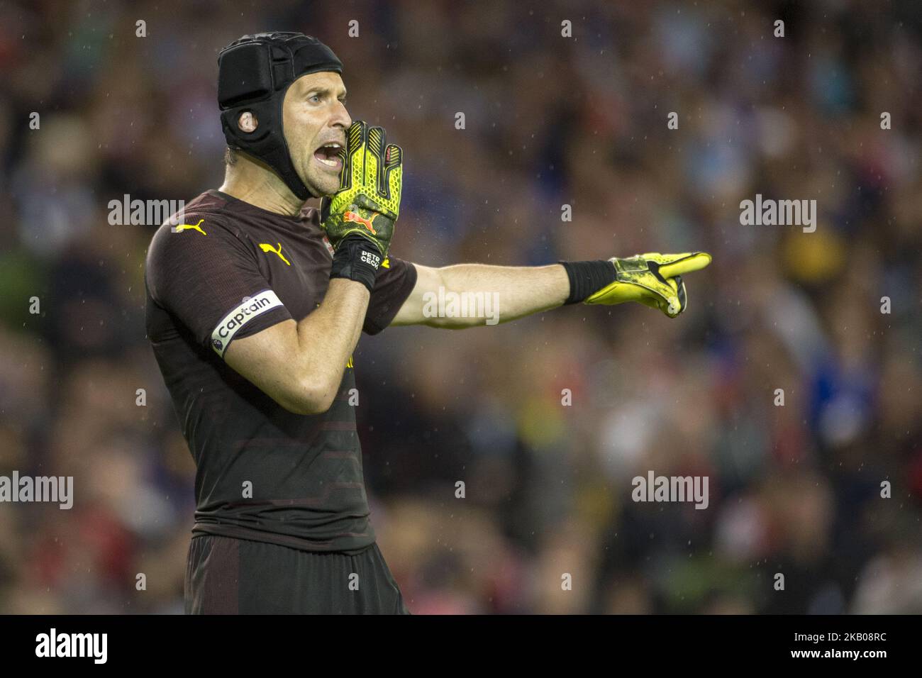 Petr Cech of Arsenal during the International Champions Cup match ...