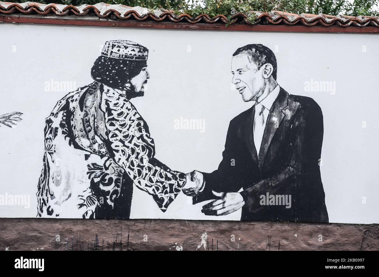 Muammar Gaddafi and Barck Obama. 2018 will go down in history as the ...