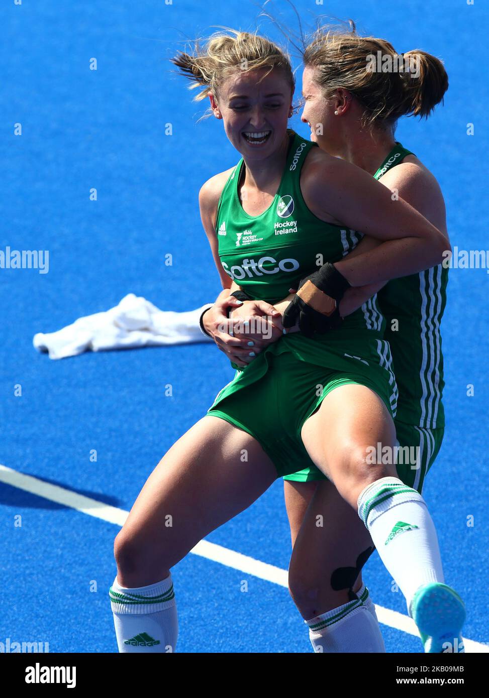 PINDER Gillian of Ireland celebrates they win during FIH Hockey Women's ...