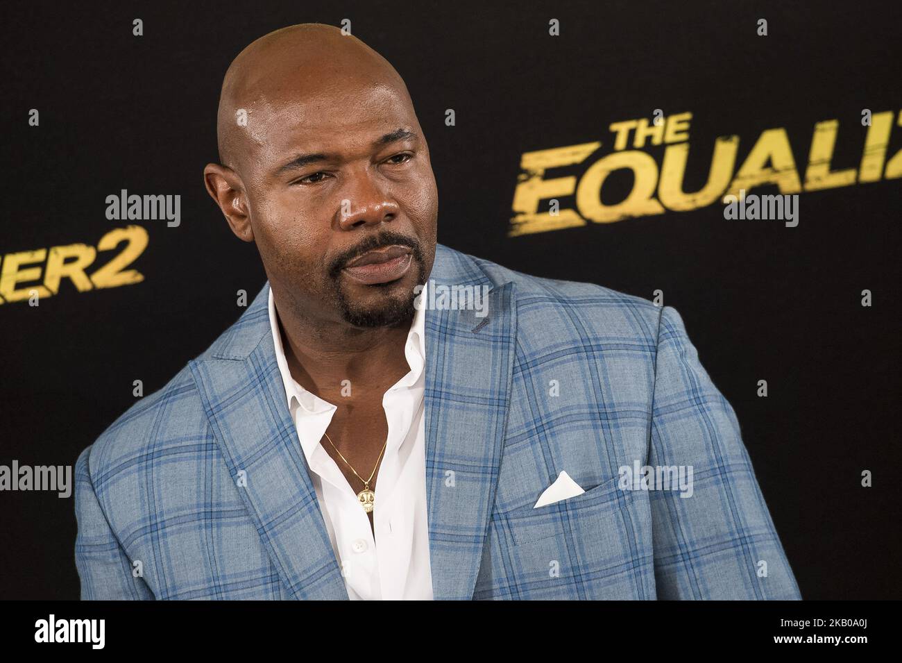 American director Antoine Fuqua attends to presentation of the film ...