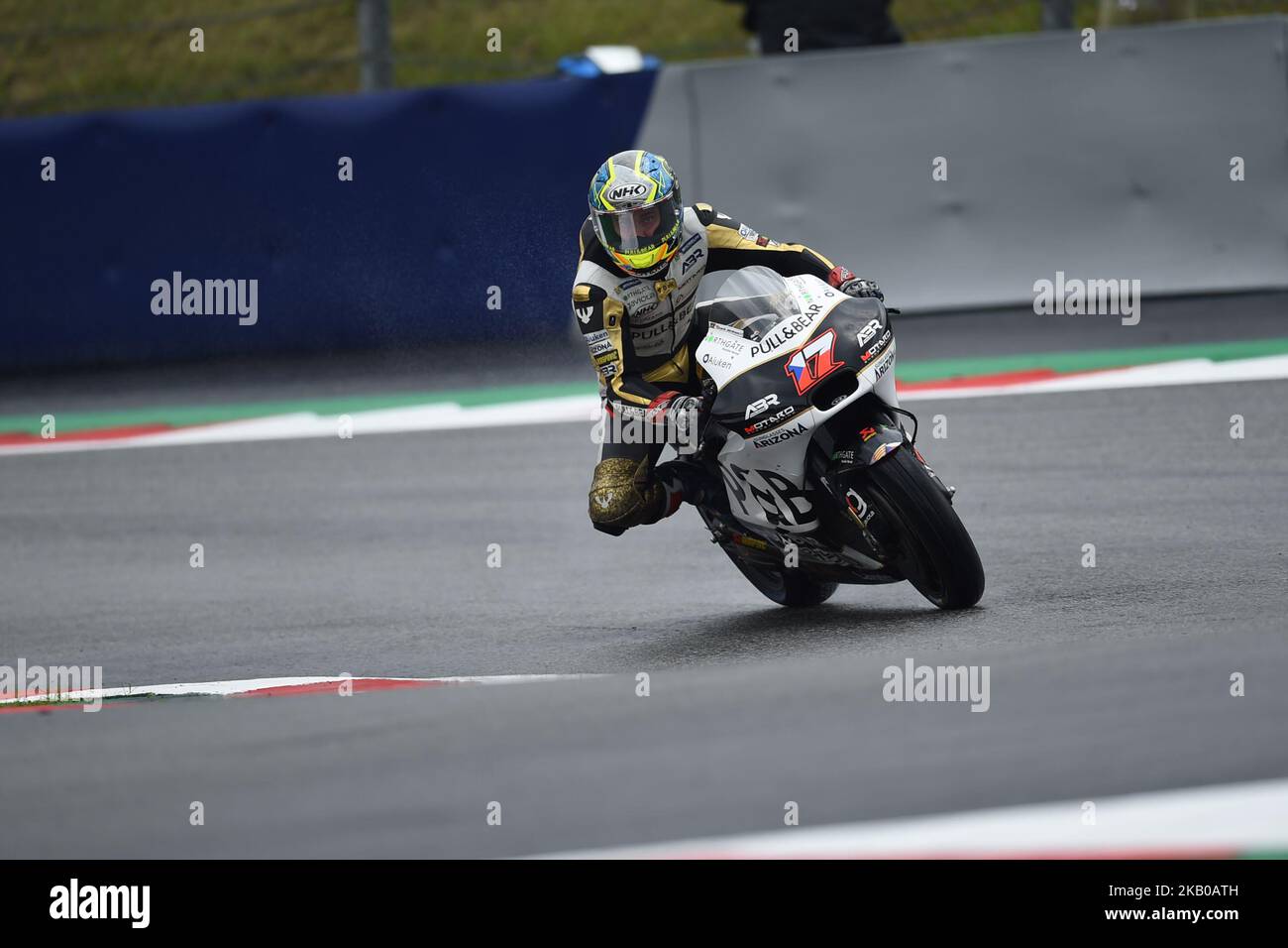 17 Czech driver Karel Abraham of Team Aspar MotoGP Team race during ...