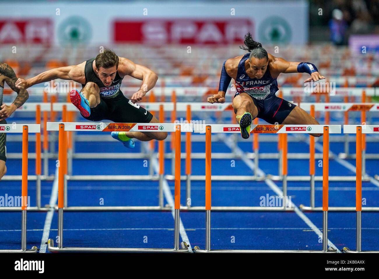 Pascal Martinot-lagarde Of france Winning In Front Of Sergey Shubenkov ...