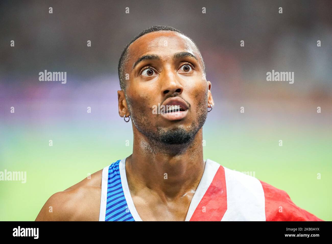 Matthew Hudson-Smith of Great Britain winning 400 meter final for men ...