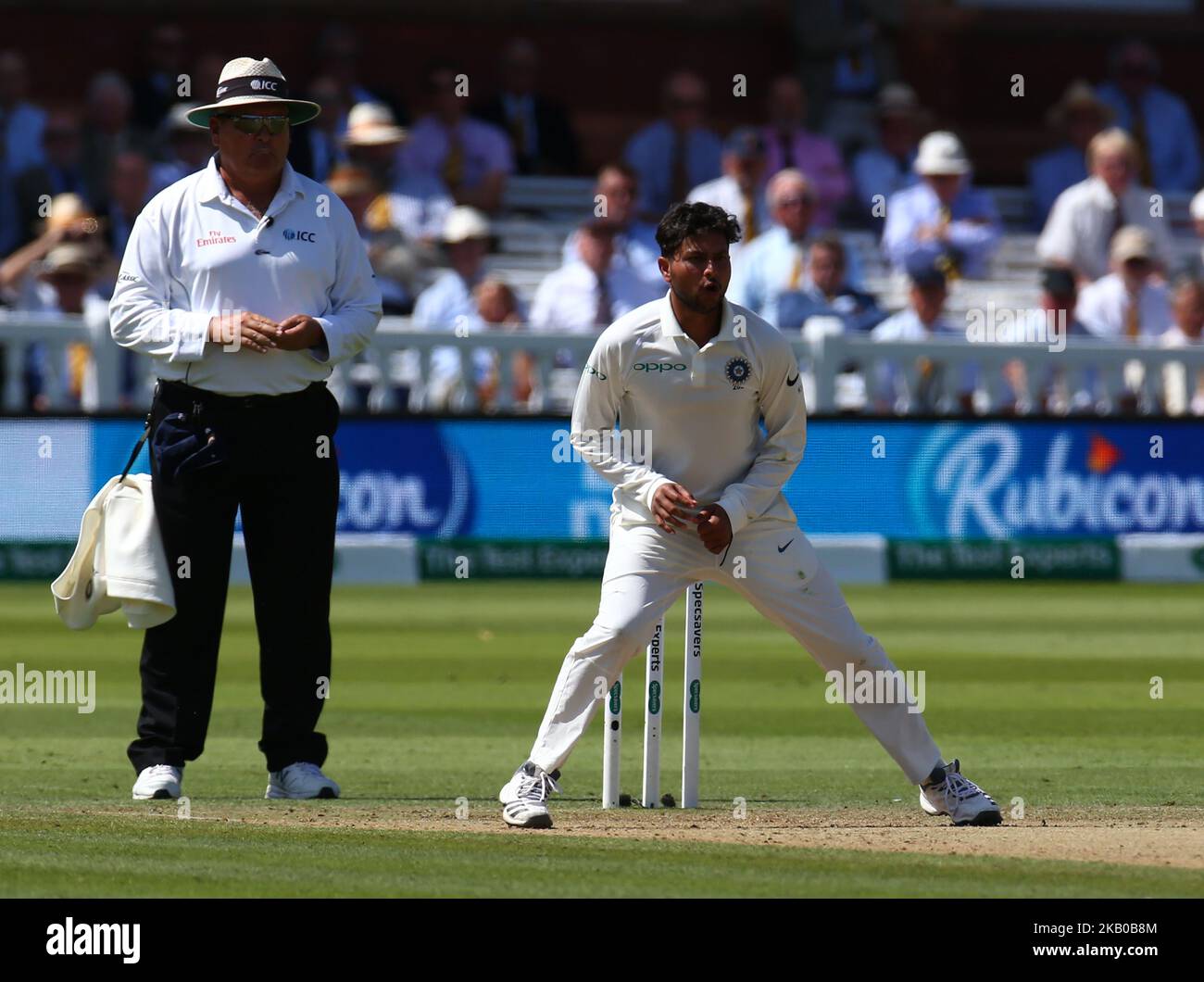 Hardik Pandya of India during International Test Series 2nd Test 3rd ...